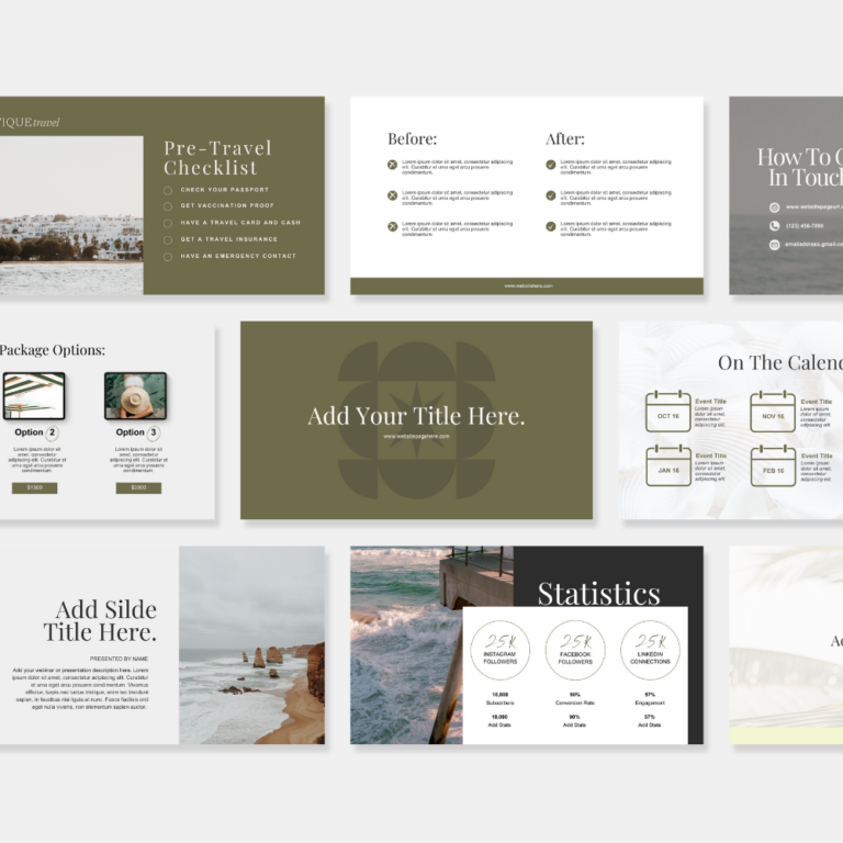 Travel Agent Templates & Business Resources | TIQUE Shop